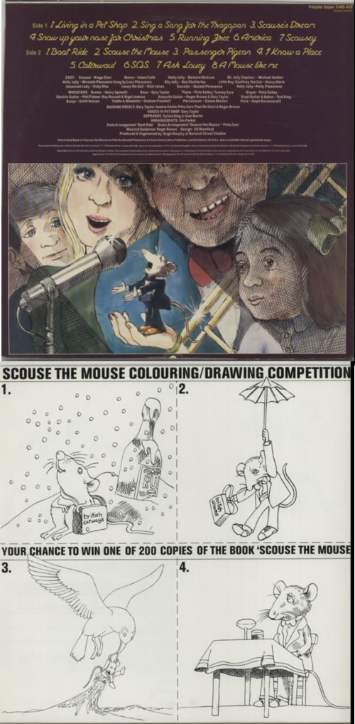 Ringo Starr Scouse The Mouse - Complete UK vinyl LP album (LP record ...