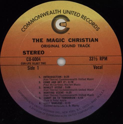 Ringo Starr The Magic Christian US vinyl LP album (LP record) (519761)