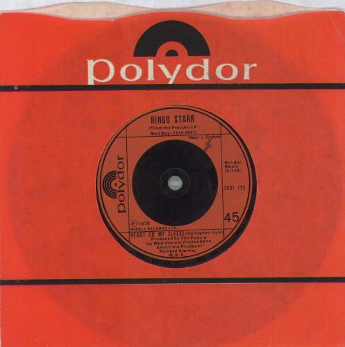 Ringo Starr Tonight - EX UK 7" vinyl single (7 inch record / 45) (828787)