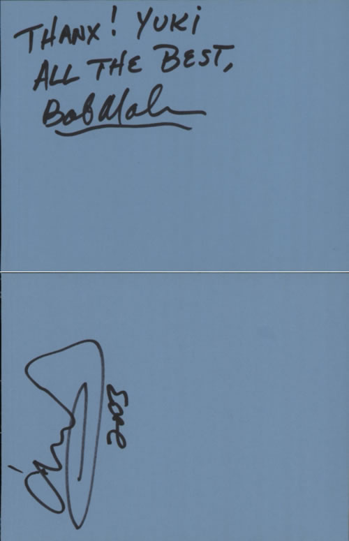 Robben Ford Pages From An Autograph Book UK memorabilia (603877) AUTOGRAPHS