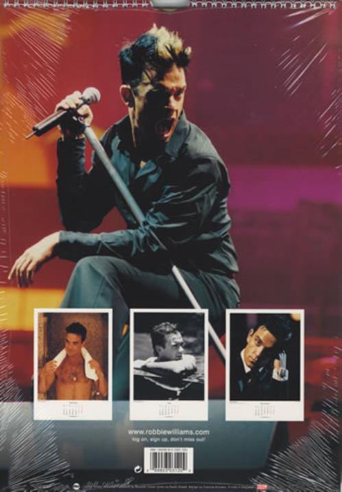 Robbie Williams Calendar 2003 UK calendar (225440) 120