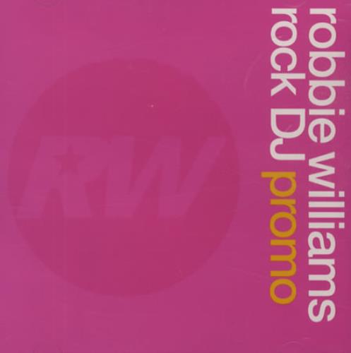 Robbie Williams Rock DJ US Promo CD single (CD5 / 5") (165319)