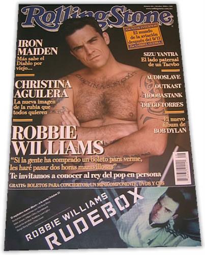 Robbie Williams Rolling Stone Mexican Promo poster (382702)