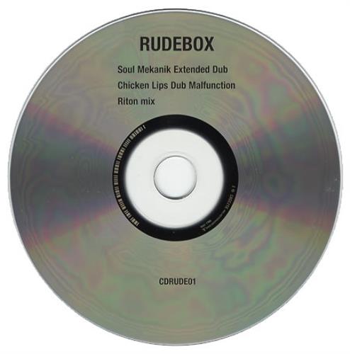 Robbie Williams Rudebox UK Promo CD single (CD5 / 5") (384321)
