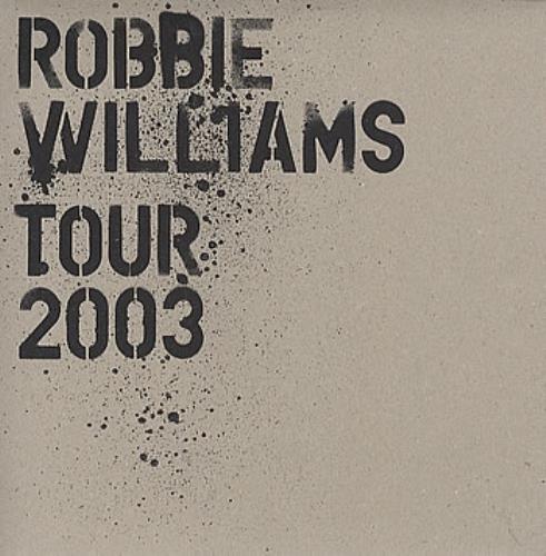 Robbie Williams Tour 2003 UK tour programme (288823) TOUR PROGRAMME
