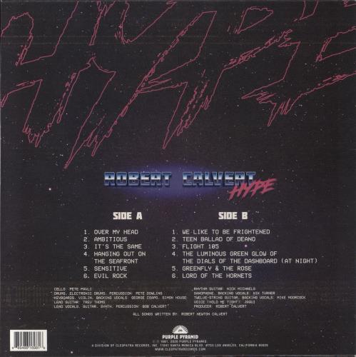 Robert Calvert Hype UK vinyl LP album (LP record) (860968)