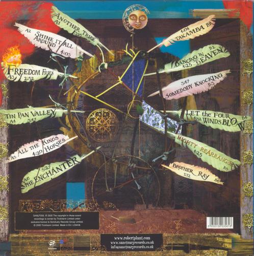 Robert Plant Mighty Rearranger - EX UK vinyl LP album (LP record) (802724)