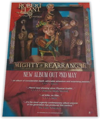 Robert Plant Mighty Rearranger UK Promo poster (410247)