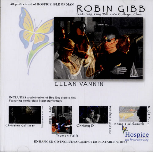 Robin Gibb Ellan Vannin UK CD-R acetate (540822)