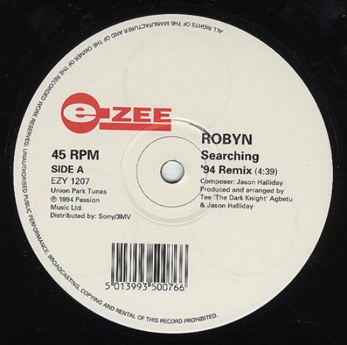 Robyn Searching - '94 Remix UK Promo 12" vinyl single (12 inch record ...