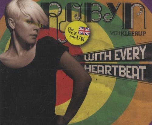 Robyn With Every Heartbeat German CD single (CD5 / 5") (439852)
