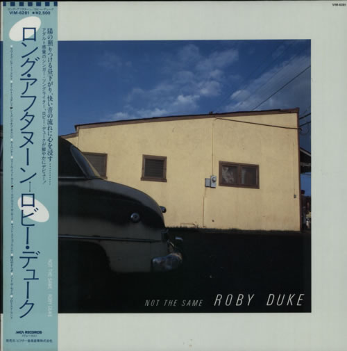 Roby Duke Not The Same Japanese Promo vinyl LP album (LP record) (624493)