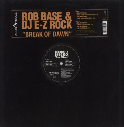Rob Base & DJ E-Z Rock Break Of Dawn German 12" vinyl single (12 inch ...