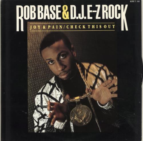 Rob Base & DJ E-Z Rock Joy And Pain UK 12" vinyl single (12 inch record ...