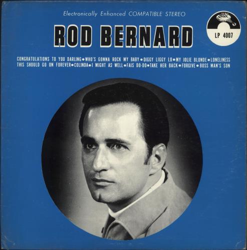 Rod Bernard Rod Bernard US vinyl LP album (LP record) (722918)