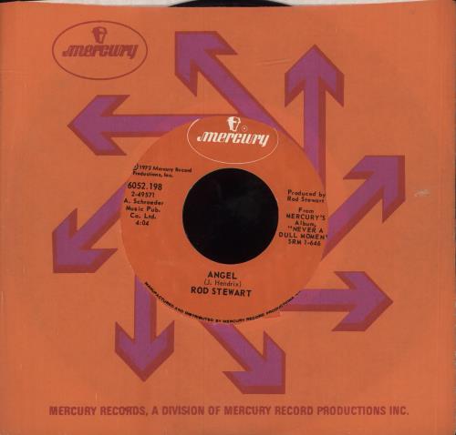 Rod Stewart Angel US 7" vinyl single (7 inch record / 45) (414313)