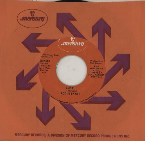 Rod Stewart Angel US 7" vinyl single (7 inch record / 45) (755594)