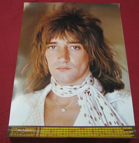 Rod Stewart Calendar Poster Japanese Promo poster (359606)