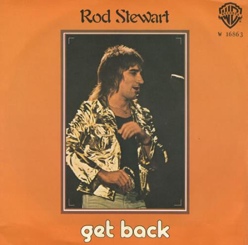 Rod Stewart Get Back Italian 7" vinyl single (7 inch record / 45) (83500)