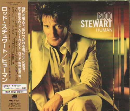 Rod Stewart Human Japanese Promo CD album (CDLP) (224422)