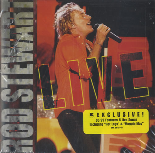Rod Stewart Live US CD single (CD5 / 5") (475385)