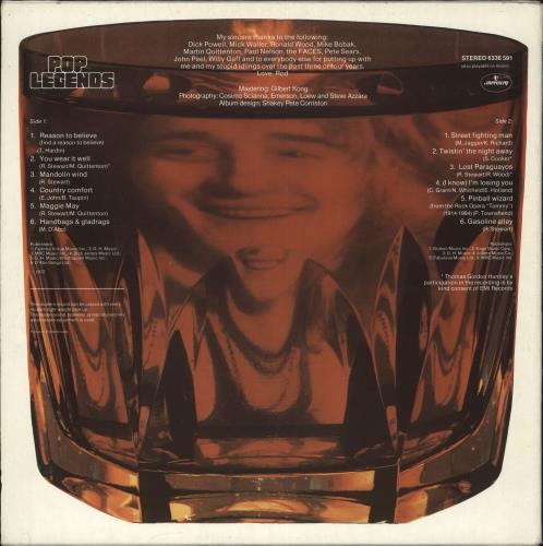 Rod Stewart Sing It Again Rod Dutch vinyl LP album (LP record) (724680)