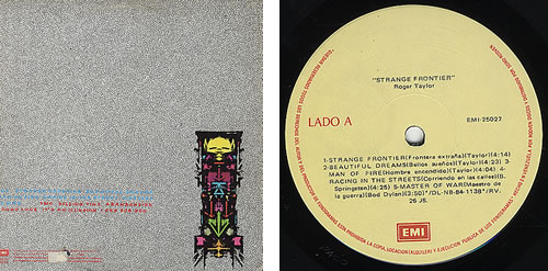 Roger Taylor Strange Frontier Venezuelan vinyl LP album (LP record ...