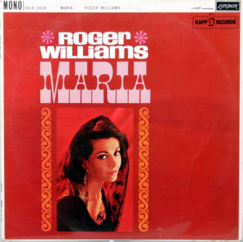 Roger Williams Maria UK vinyl LP album (LP record) (550154)