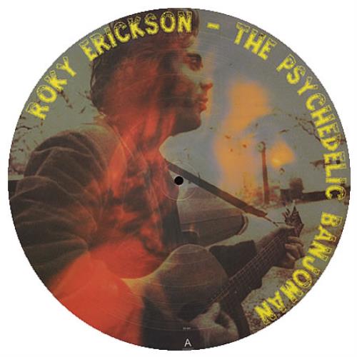 Roky Erickson The Psychedelic Banjoman Dutch picture disc LP (vinyl picture disc album) (399396)