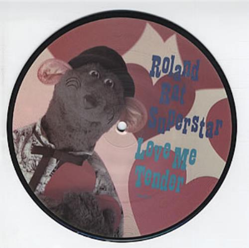 Roland Rat Love Me Tender UK 7" vinyl picture disc (7 inch picture disc ...