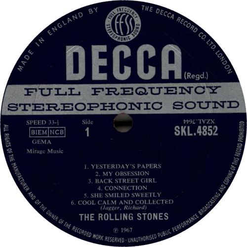 Rolling Stones Between The Buttons - 1st (2nd Variant) - EX UK vinyl LP ...