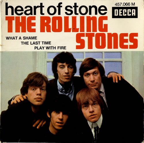 Rolling Stones Heart Of Stone EP - 1st French 7" vinyl single (7 inch ...