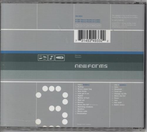Roni Size Reprazent New Forms UK 2 CD album set (Double CD) (779716)