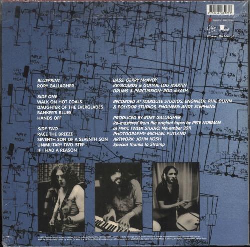Rory Gallagher Blueprint - 180gram Vinyl UK vinyl LP album (LP record ...