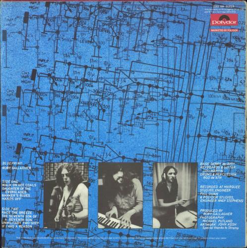 Rory Gallagher Blueprint UK vinyl LP album (LP record) (591586)