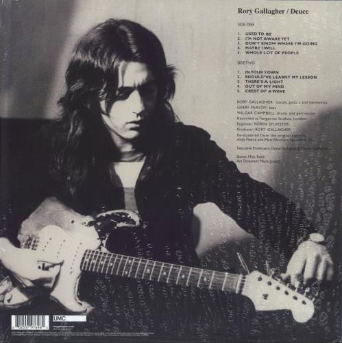 Rory Gallagher Deuce UK vinyl LP album (LP record) (814120)