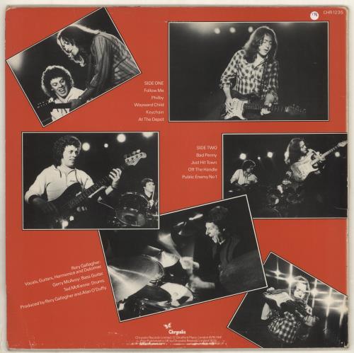 Rory Gallagher Top Priority - EX UK vinyl LP album (LP record) (734865)