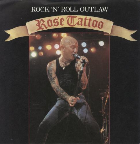 Rose Tattoo Rock 'N' Roll Outlaw UK 7" vinyl single (7 inch record / 45 ...