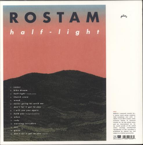 Rostam Half-Light US 2-LP vinyl record set (Double LP Album) (865011)