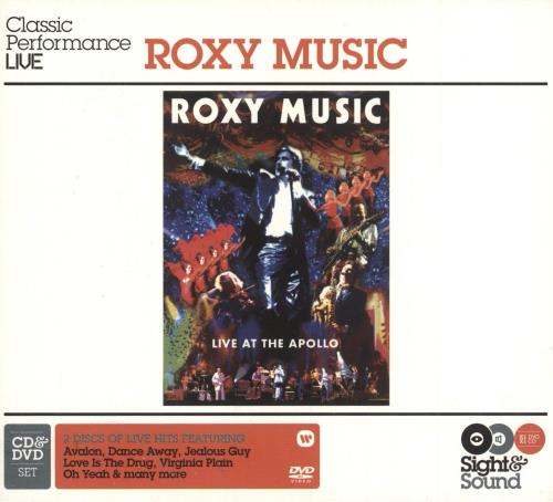 Roxy Music Live At The Apollo UK 2-disc CD/DVD set (745589)