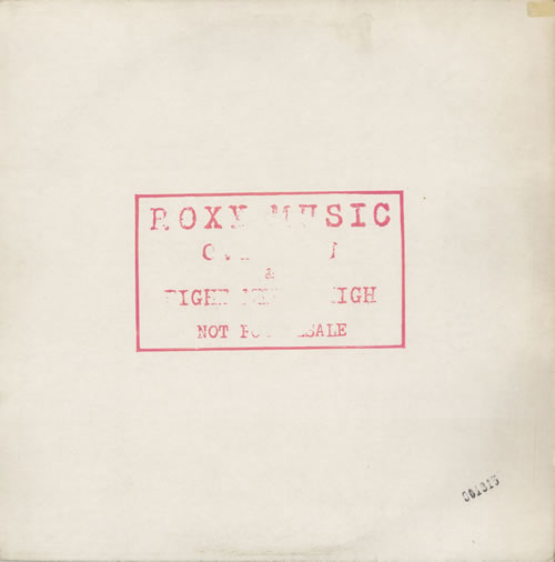 Roxy Music Over You UK Promo 12" vinyl single (12 inch record / Maxi ...