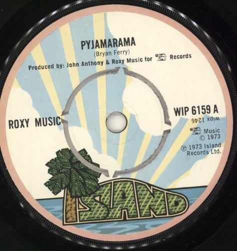 Roxy Music Pyjamarama UK 7" vinyl single (7 inch record / 45) (132795)