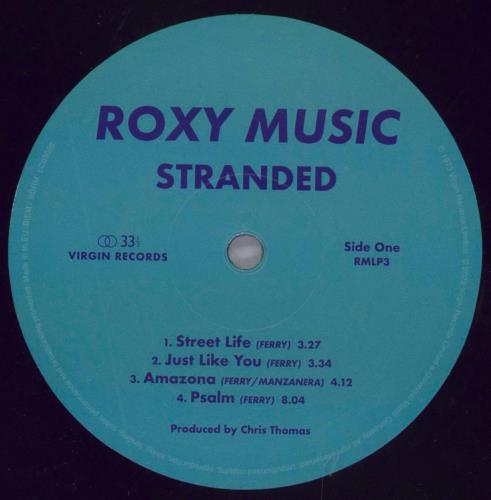 Roxy Music Stranded - Half Speed Master UK vinyl LP album (LP record) (823682)