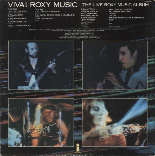 Roxy Music Viva! Roxy Music German vinyl LP album (LP record) (709223)
