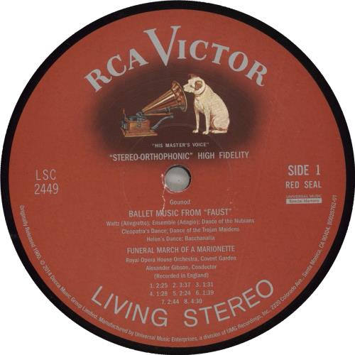 Royal Opera House Orchestra "Faust" Ballet Music / "Carmen" Suite ...