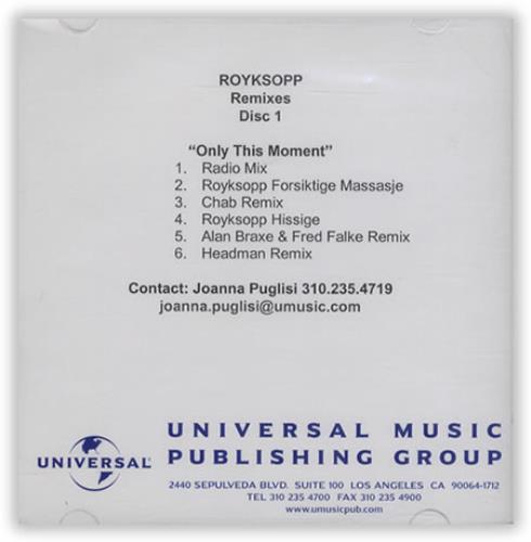 Royksopp Remixes US Promo 2 CD album set (Double CD) (391187)