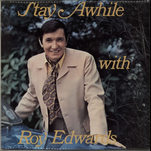 Roy Edwards Stay Awhile - Autographed UK vinyl LP album (LP record ...