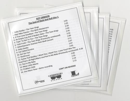 Roy Orbison The Soul Of Rock And Roll US Promo CD-R acetate (479337)
