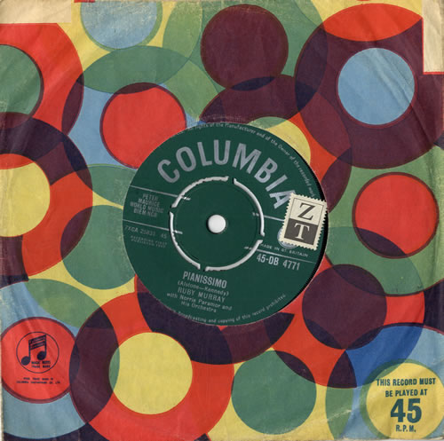 Ruby Murray Pianissimo UK 7" vinyl single (7 inch record / 45) (557275)