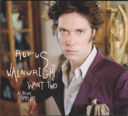 Rufus Wainwright Want Two Sampler UK Promo CD album (CDLP) (661999)